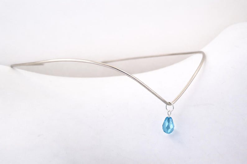 Elven Tiara Headpiece – Gold or Silver Crystal Drop Circlet - Etsy UK