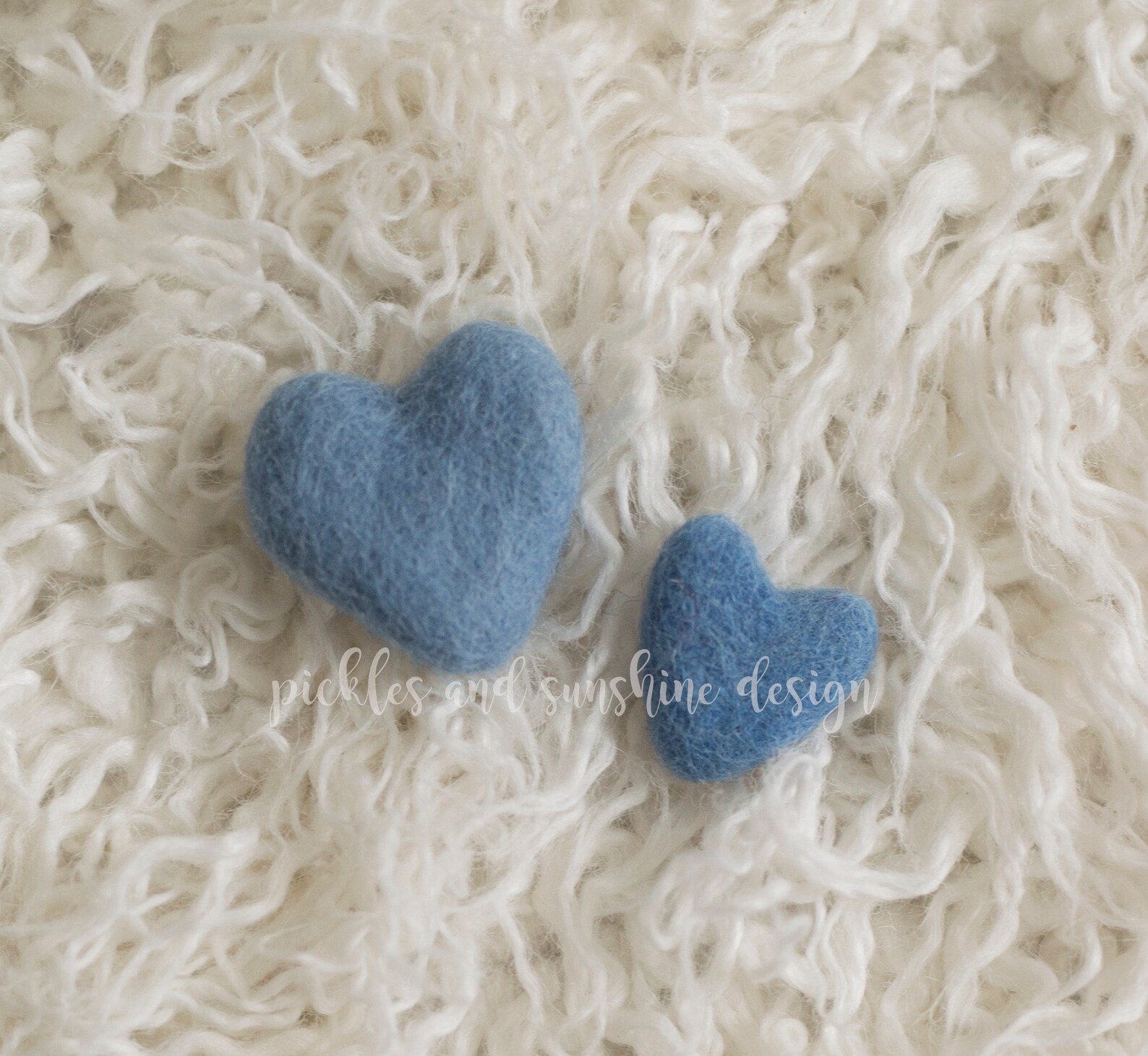 Newborn Photography Felted Baby Hearts in Assorted Colors - Etsy