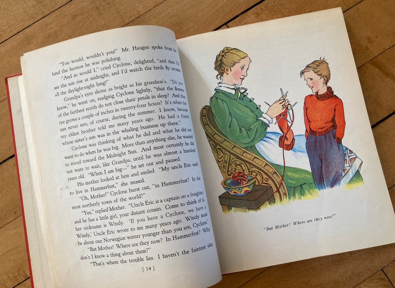 Vintage Children's Book - Cyclone Goes a Viking A Story of Norway by ...