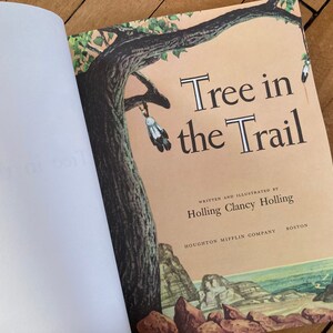 Vintage Children's Book - Tree in the Trail by Holling Chancy Holling ...