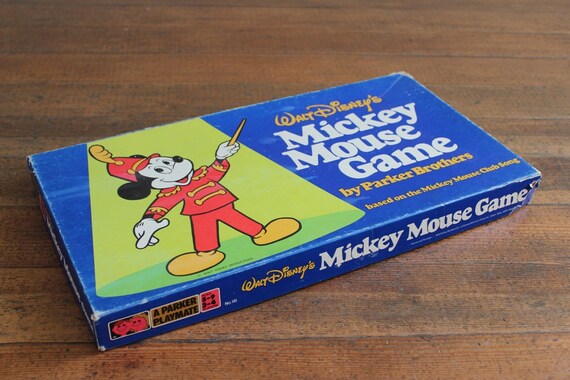 Walt Disney's Mickey Mouse Game Complete parker | Etsy