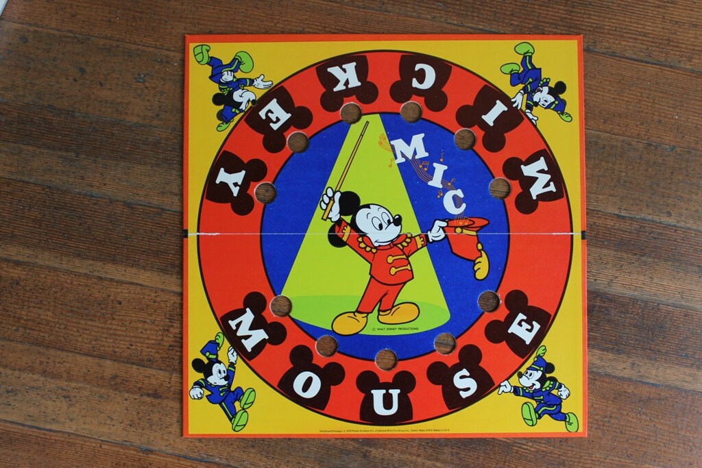 Walt Disney's Mickey Mouse Game Complete parker Brothers, 1976 - Etsy