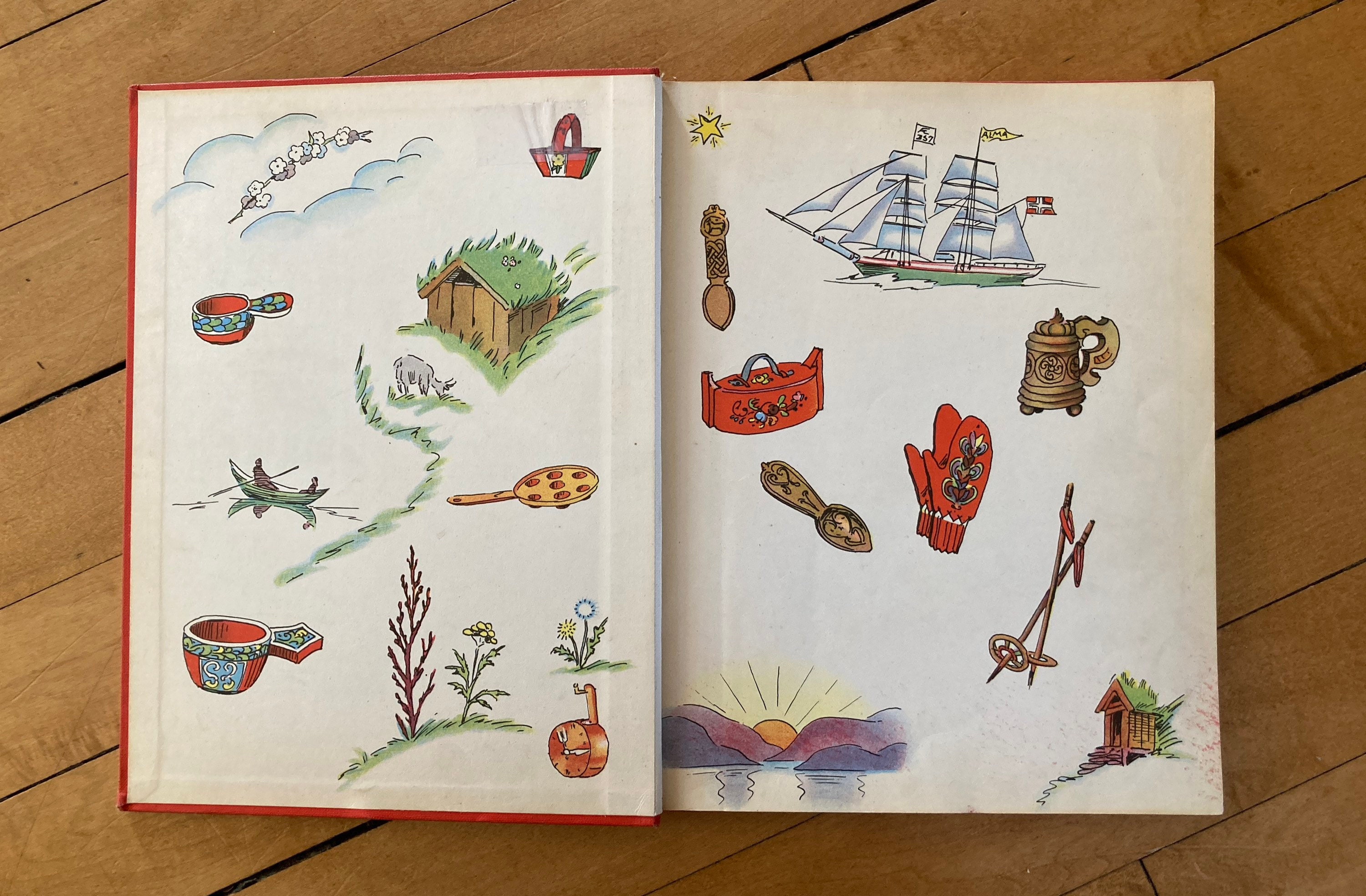 Vintage Children's Book - Cyclone Goes a Viking A Story of Norway by ...