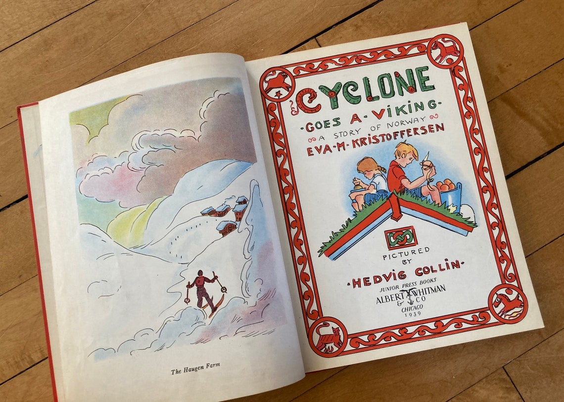 Vintage Children's Book - Cyclone Goes a Viking A Story of Norway by ...
