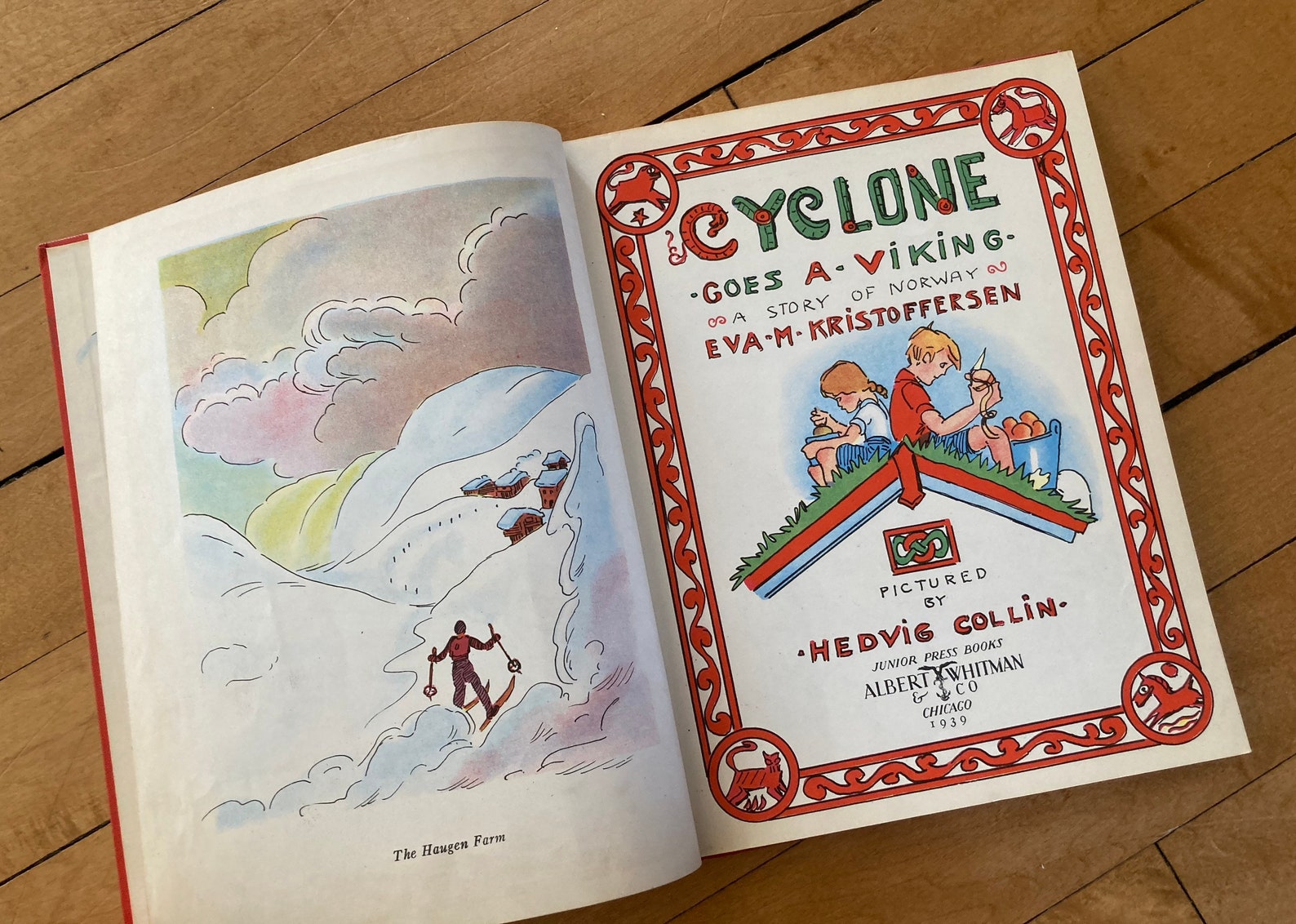 Vintage Children's Book - Cyclone Goes a Viking A Story of Norway by ...