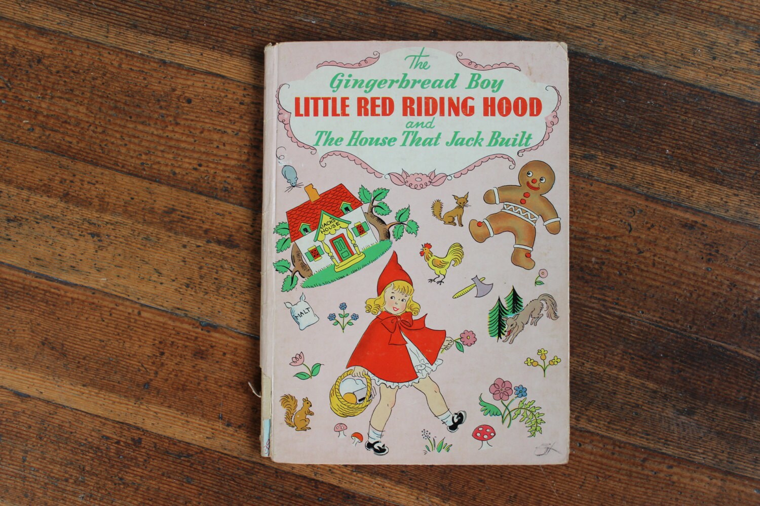 Vintage Children's Book The Gingerbread Boy Little Red | Etsy