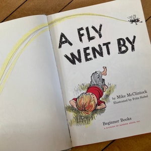 Vintage Children's Book - A Fly Went by by Mike Mcclintock Illustrated ...