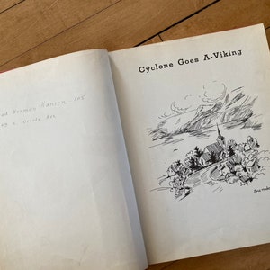 Vintage Children's Book - Cyclone Goes a Viking A Story of Norway by ...