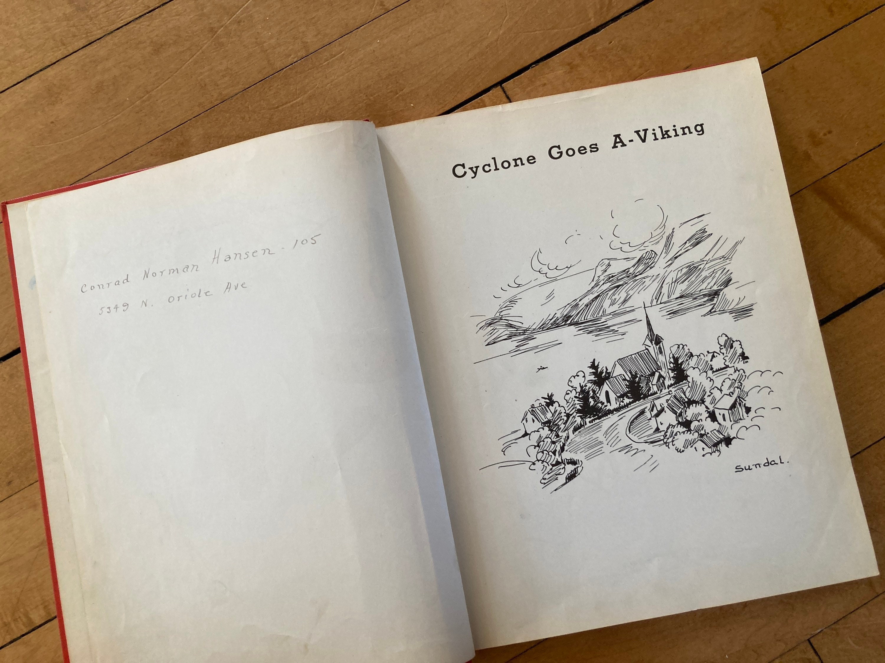 Vintage Children's Book - Cyclone Goes a Viking A Story of Norway by ...