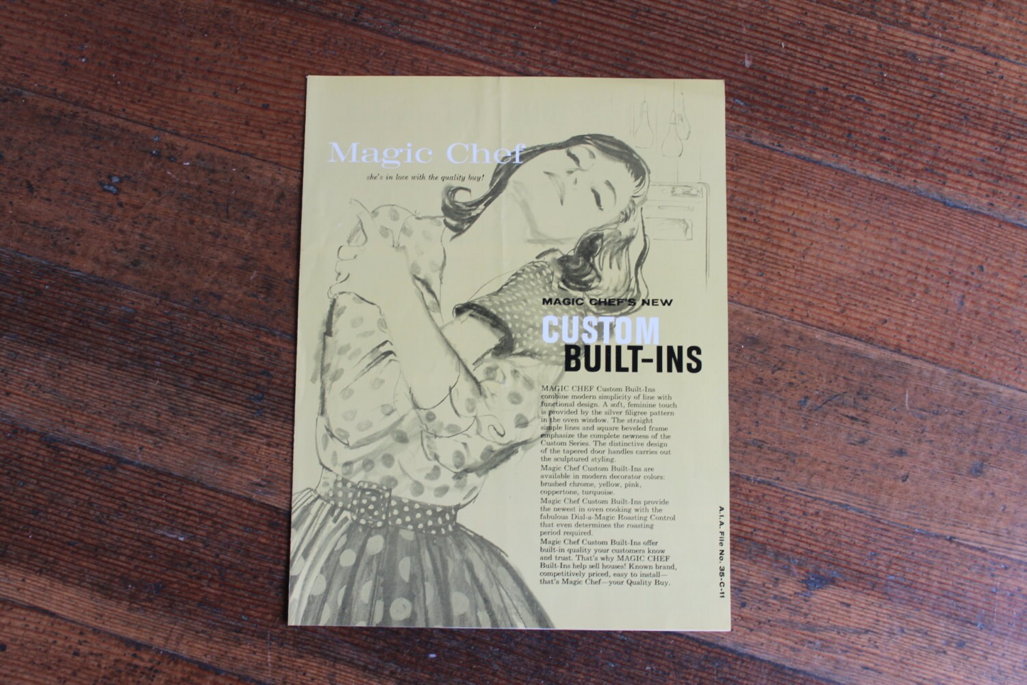 Craft Supplies & Tools Vintage Advertisement Ad Magic Chef New Custom ...