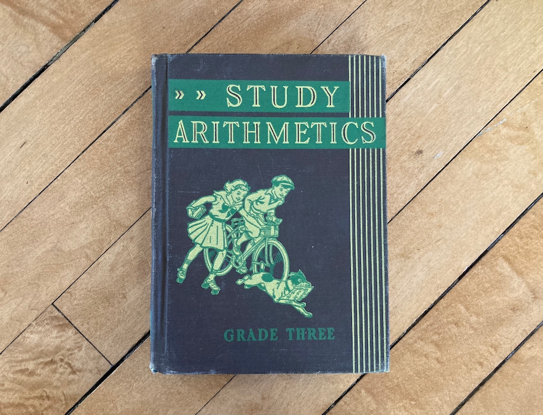 Vintage Educational Children's Book - Study Arithmetics Grade Three ...