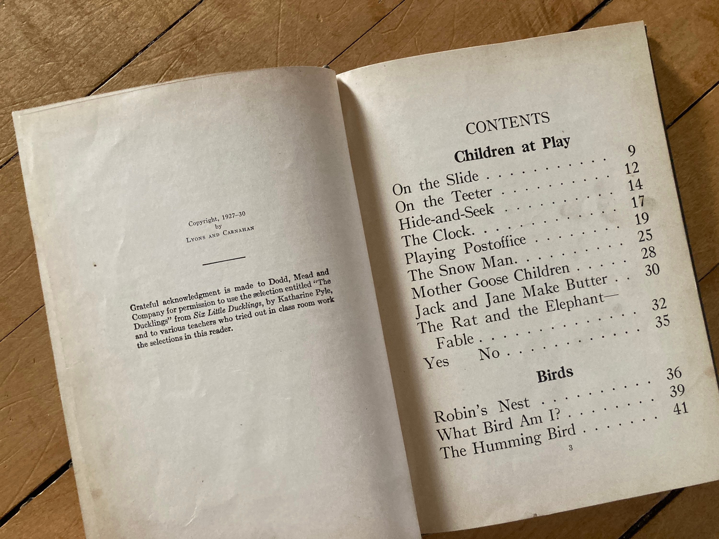 Vintage Book Children's Reader Child Story Readers First Reader lyons ...