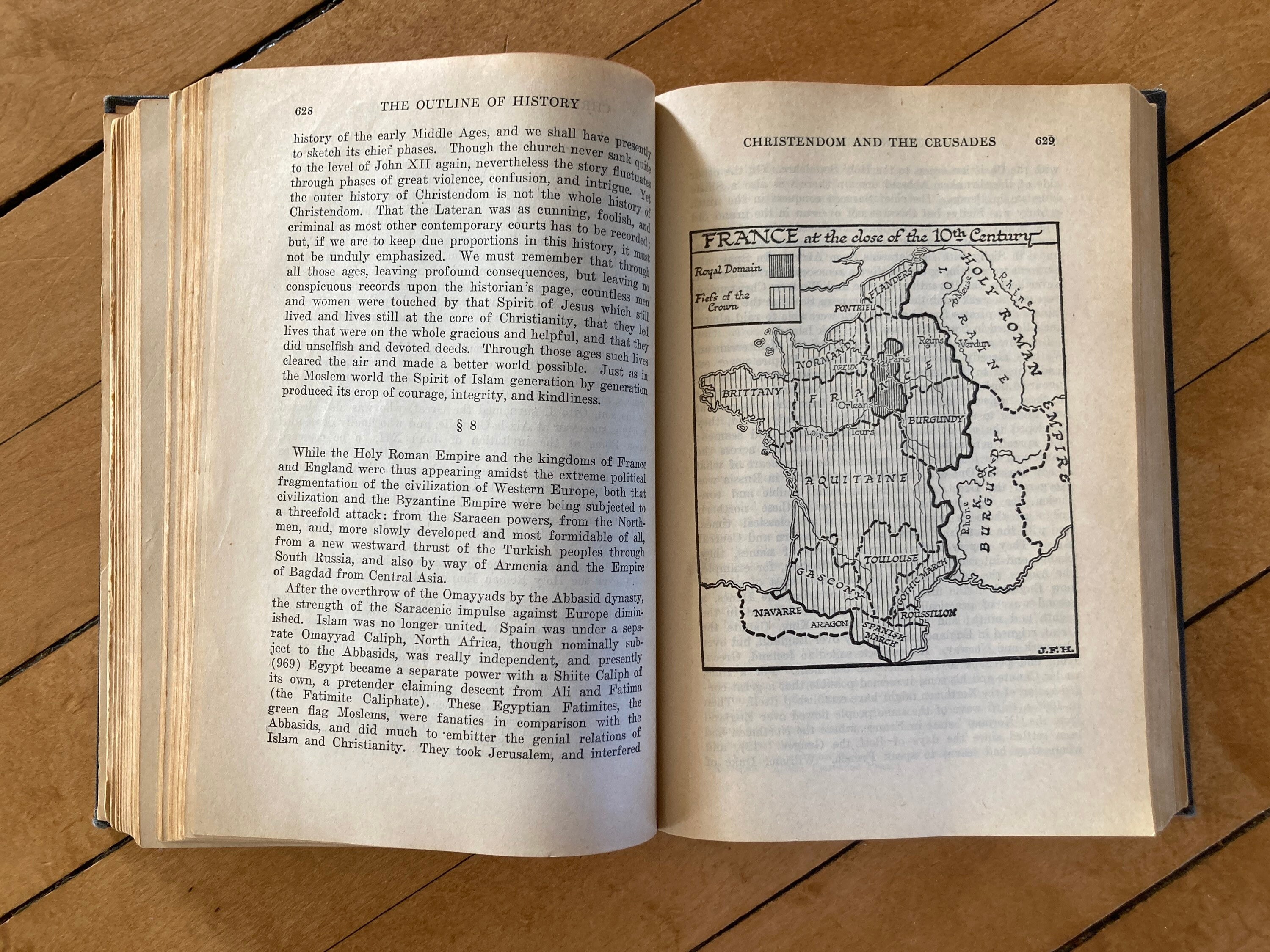 Vintage History Book the Outline of History by H. G. Wells - Etsy