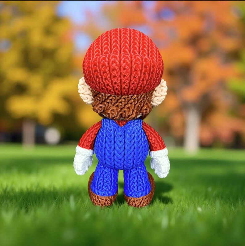 Mario Crochet Figure STL File | 3D Printable Model (digital Download ...
