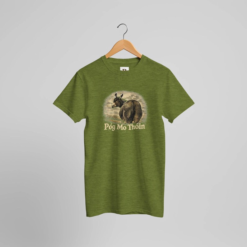 Kiss My A Irish Humor Gaelic St Patricks Shirt Donkey Humor - Etsy