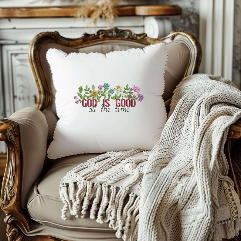 God is Good Machine Embroidery Designs Religious Dst File Bible Verses ...