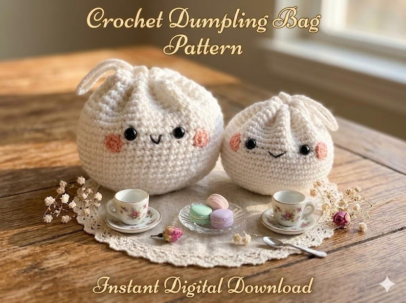 Modèle PDF de boulette au crochet, tutoriel Amigurumi de boulette de ...