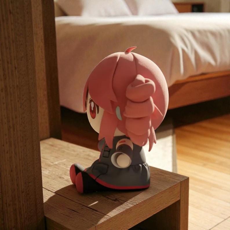 Kasane Teto Plush Doll - Anime UTAU Vocaloid Inspired - Kawaii Soft ...