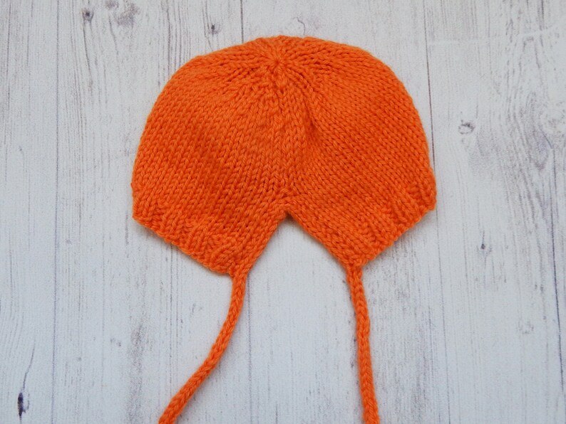 Newborn Foxy Bonnet PDF Knitting Pattern - Etsy