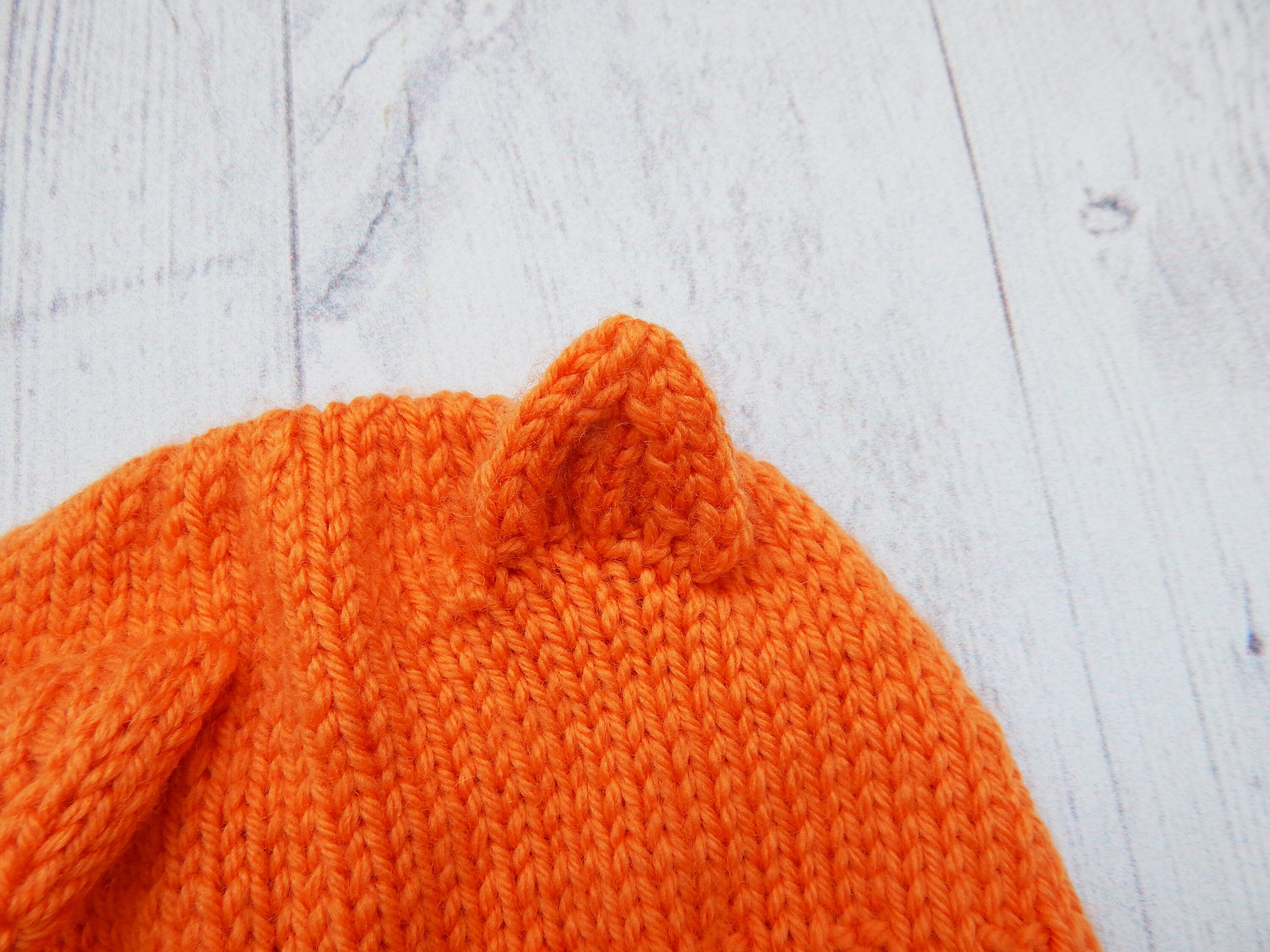 Newborn Foxy Bonnet PDF Knitting Pattern - Etsy