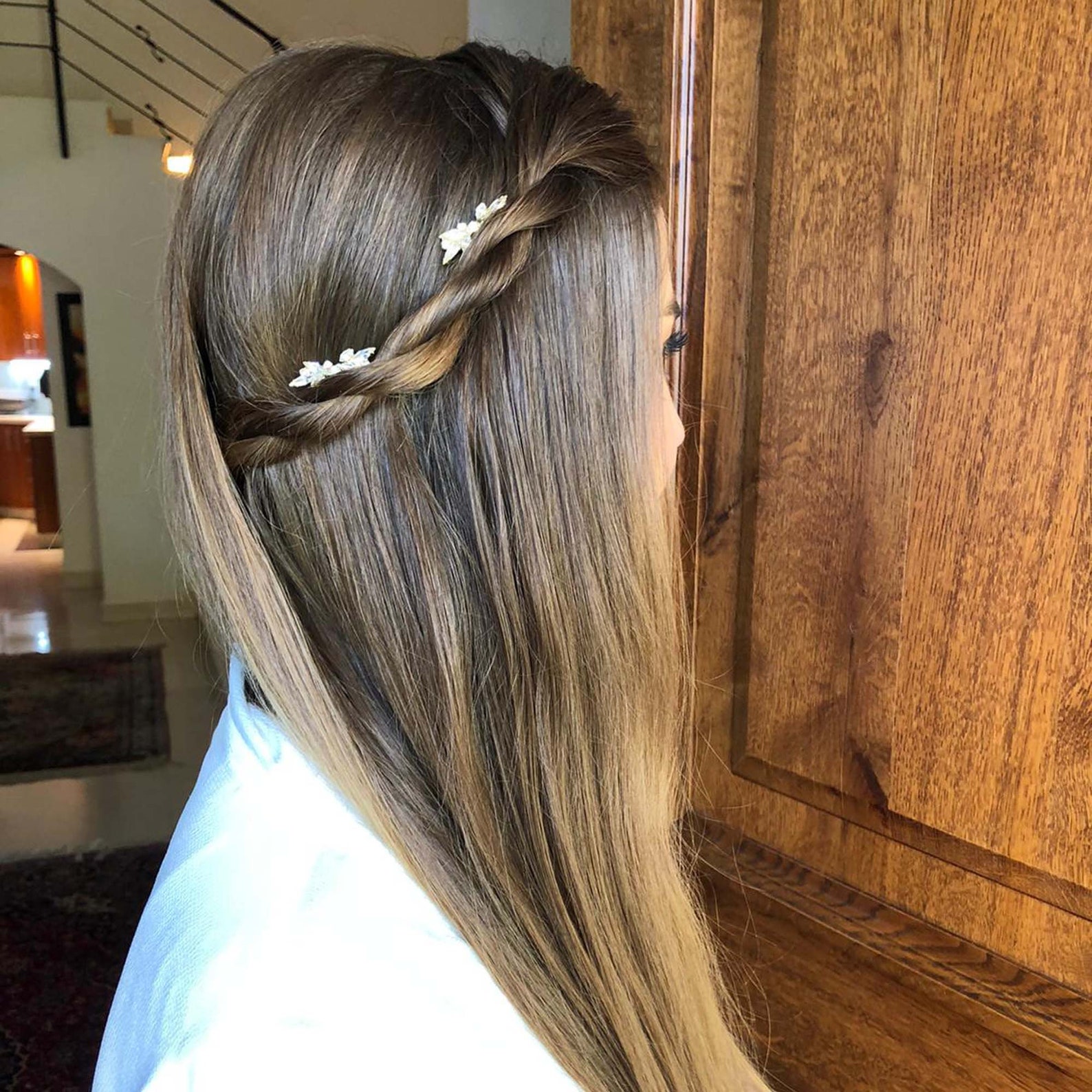 Bridal Hair Comb Small Hair Comb Minimal Hair Clip Crystal | Etsy