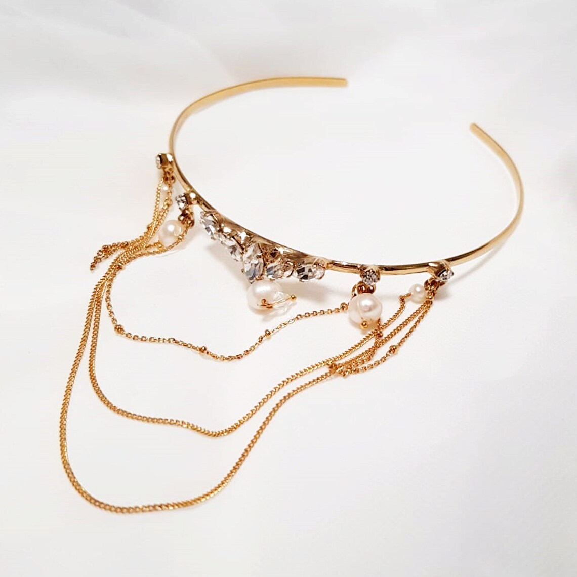 Boho arm cuff bracelet Greek Goddess Upper Arm Bracelet Gold | Etsy