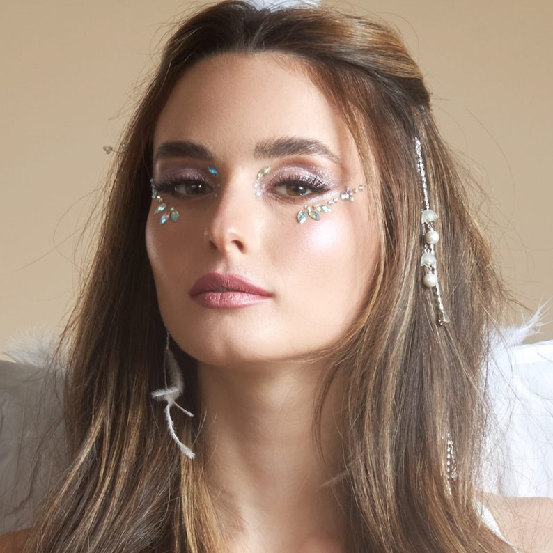 Delicate Pearl Hair Pins Hair Chain Clips Bridesmaid Hair - Etsy