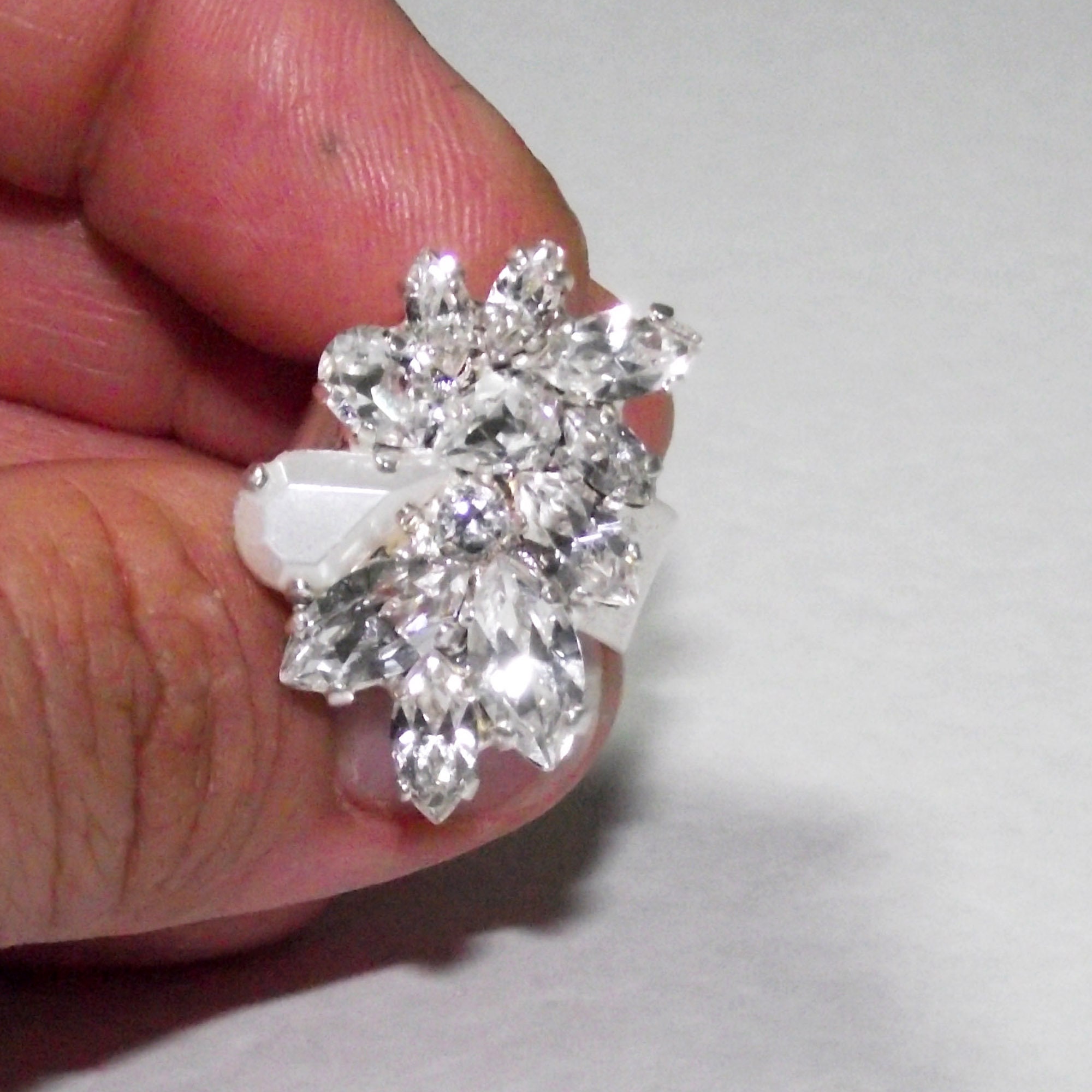 Bridal Statement Ring, Big Ring, Gift for Her, Victorian Elegant Ring ...