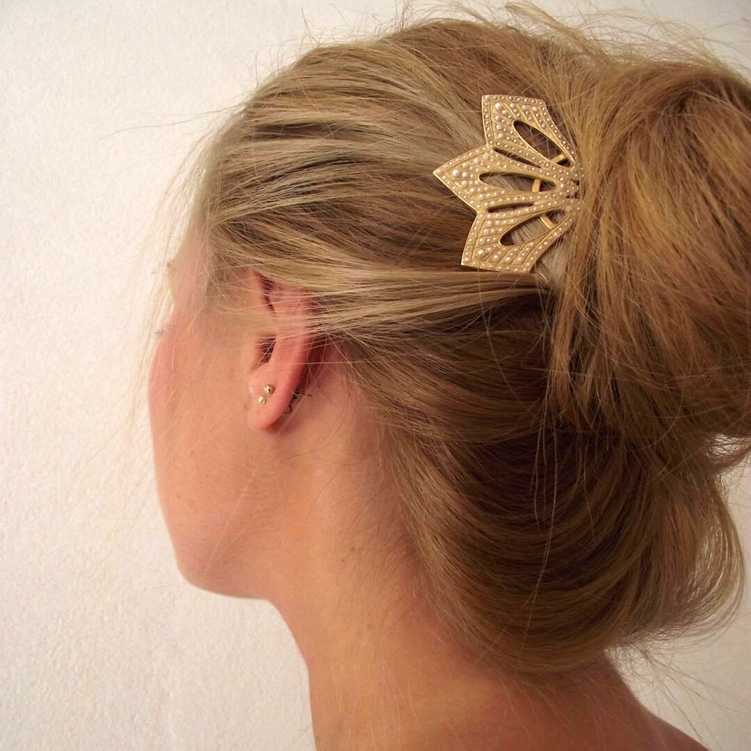 Vintage Hair Fork, Bridal Hair Piece, Victorian Hair Accessories ...