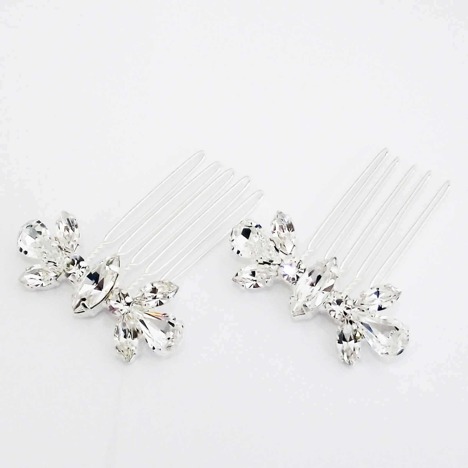 Gold Hair Comb Side Hair Comb Decorative Comb Zirconia | Etsy