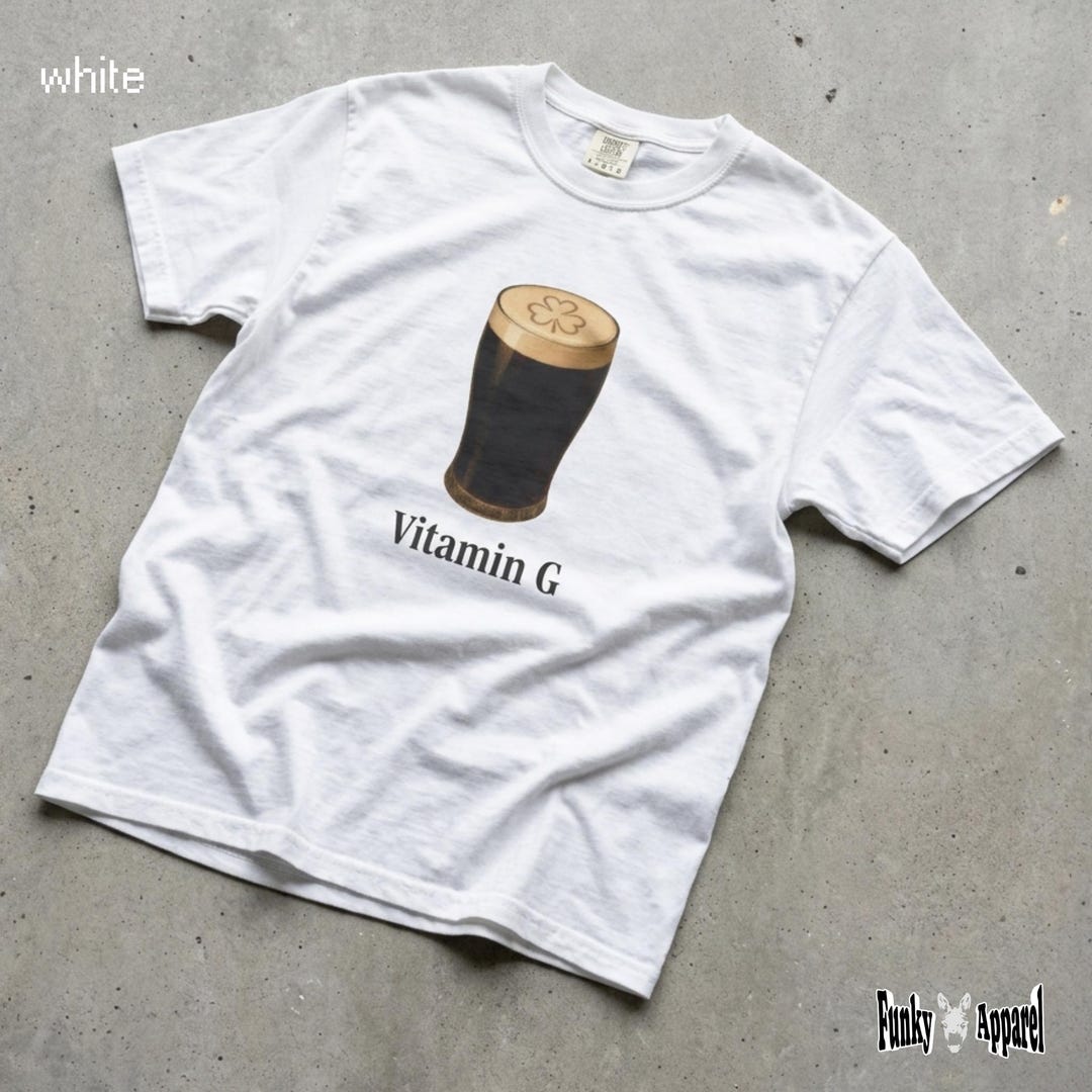 Pint of Guinness T-shirt, Vitamin G Tee, Beer Lover Gift, Unisex ...
