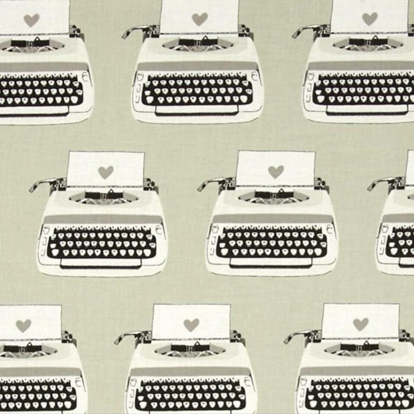 Typewriter Fabric - Etsy