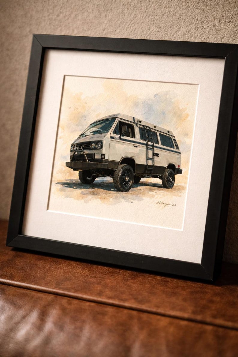 Volkswagen Vanagon Syncro Art Print – off Road Overland Camper ...