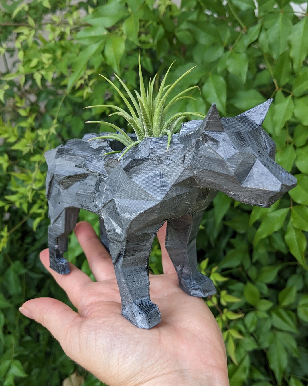 Wolf Planter for Air Plants, 3D Printed, for Indoor Gardening - Etsy Canada