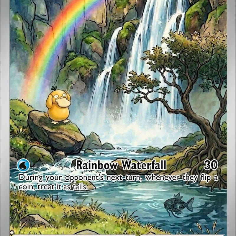 Psyduck Full Art Card - Etsy