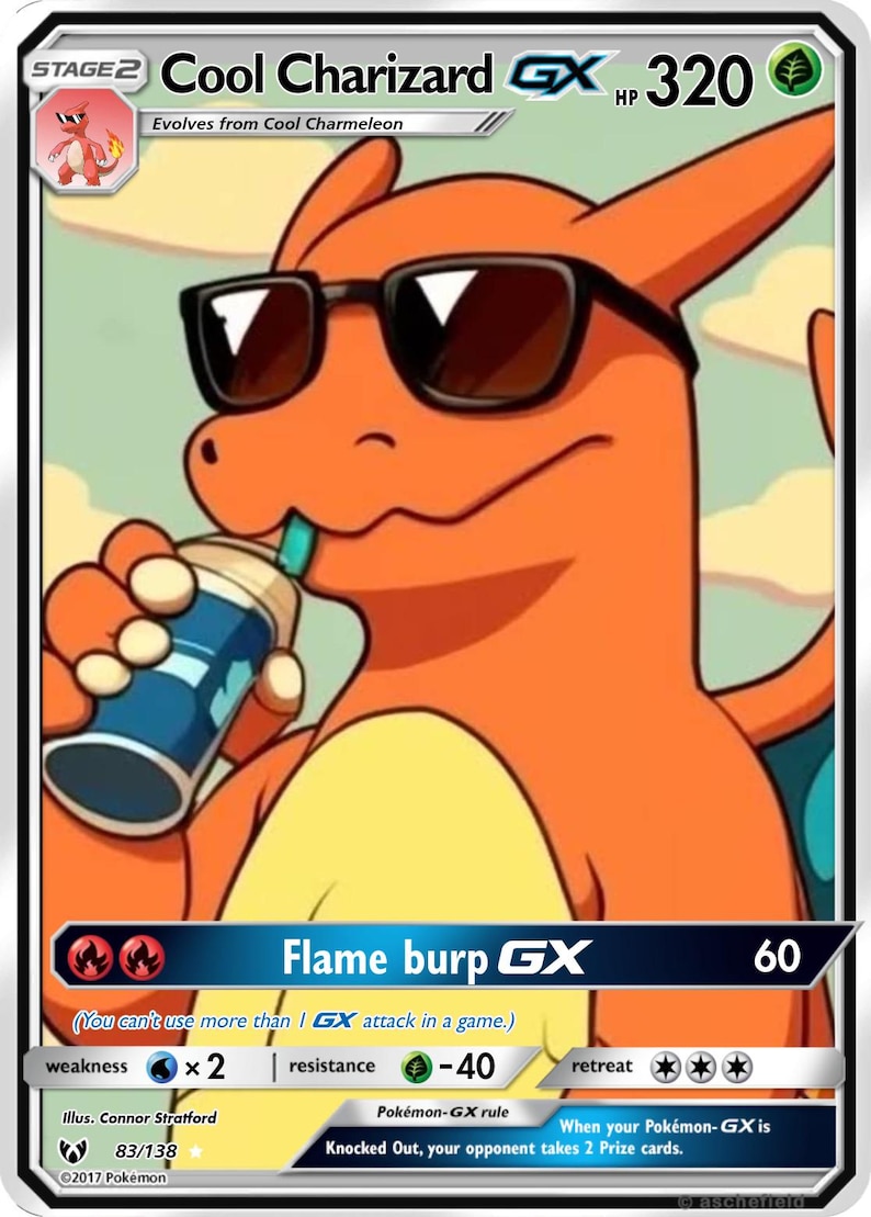 Cool Charizard GX - Etsy