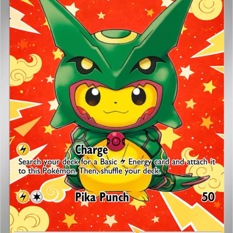 Rayquaza Pikachu Poncho - Etsy