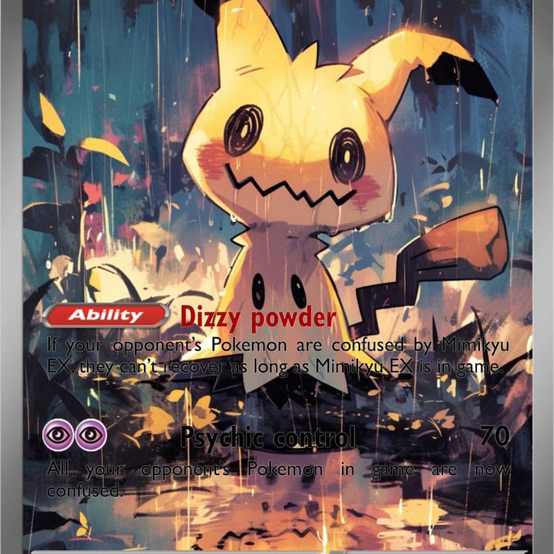 Mimikyu Fan Art Cards - Etsy