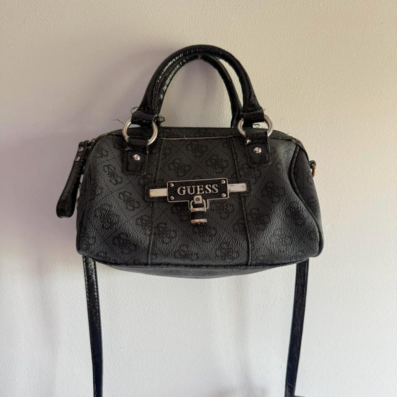 Guess Monogram Handbag - Etsy