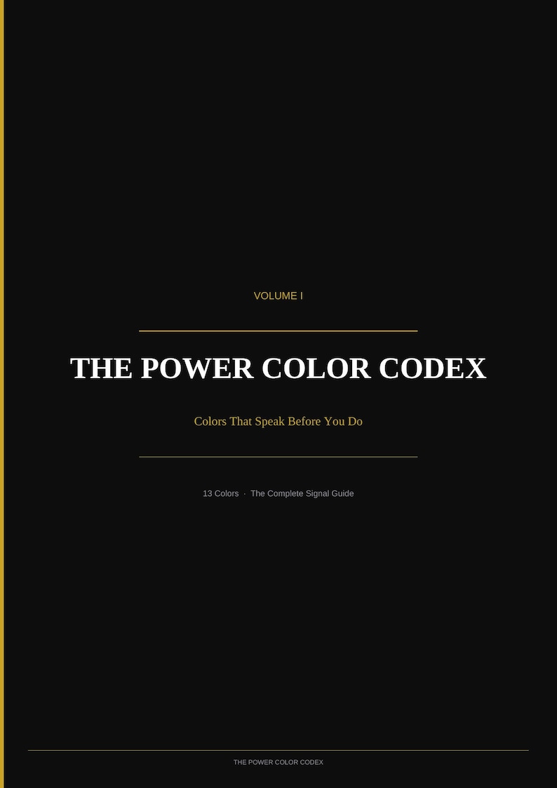 Power Color Codex™ | Signal Intelligence for Professional Women | 29 ...