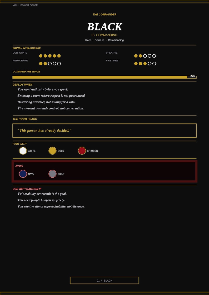Power Color Codex™ | Signal Intelligence for Professional Women | 29 ...