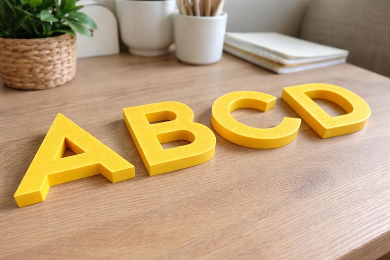 Personalised 3D Printed Name, Letters & Logo Sign - Etsy