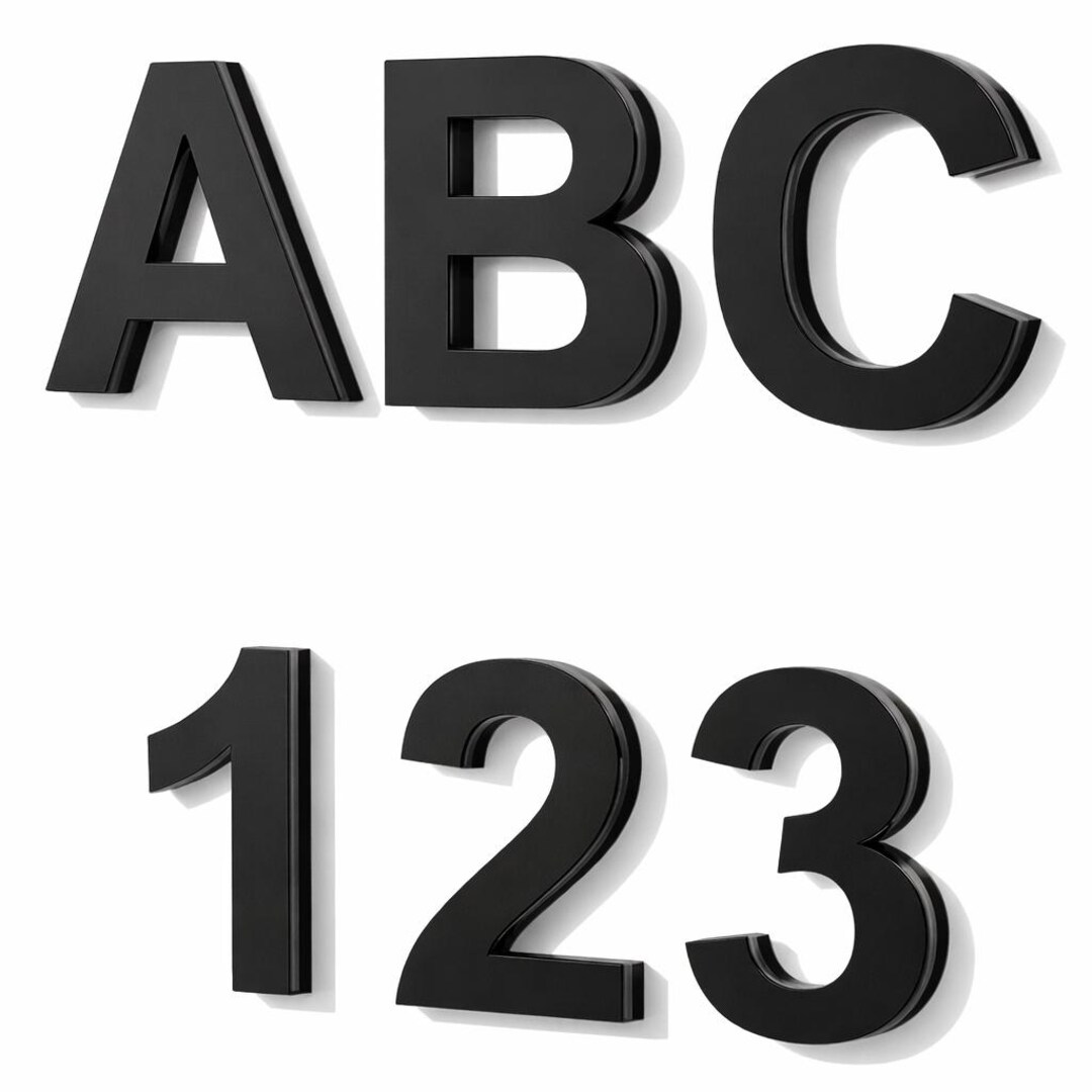 Laser Cut 2D Perspex Acrylic Letters and Numbers - Etsy