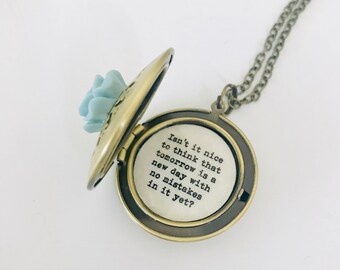 CS Lewis Locket Necklace. There Are Far Better Things Ahead | Etsy