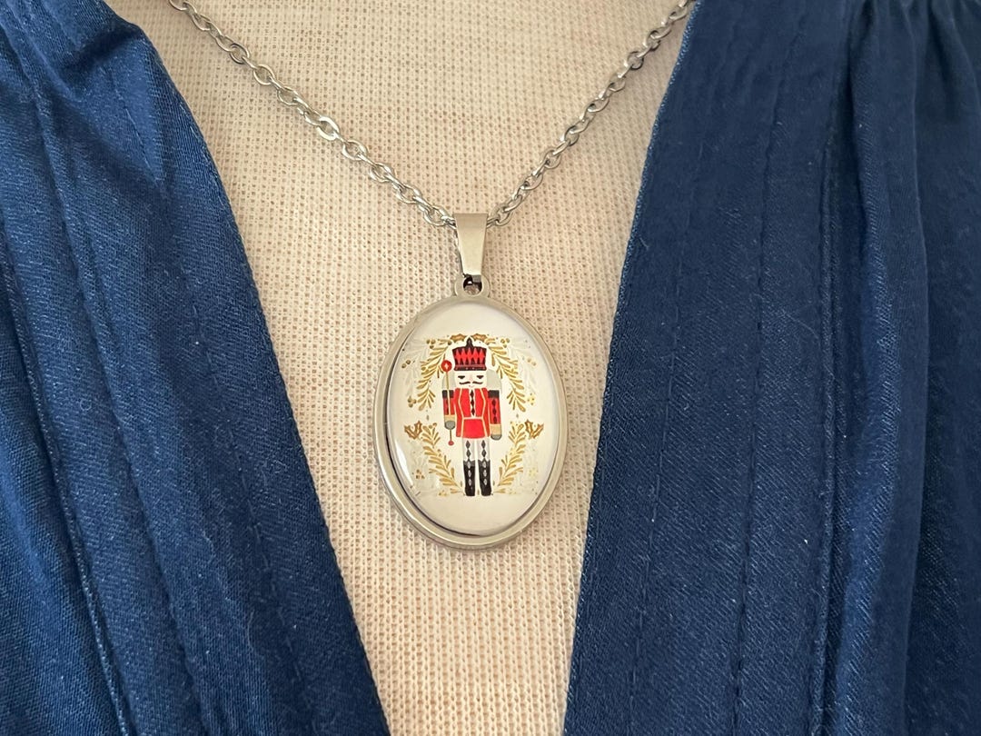 Nutcracker Soldier Pendant Necklace, Nutcracker Christmas - Etsy