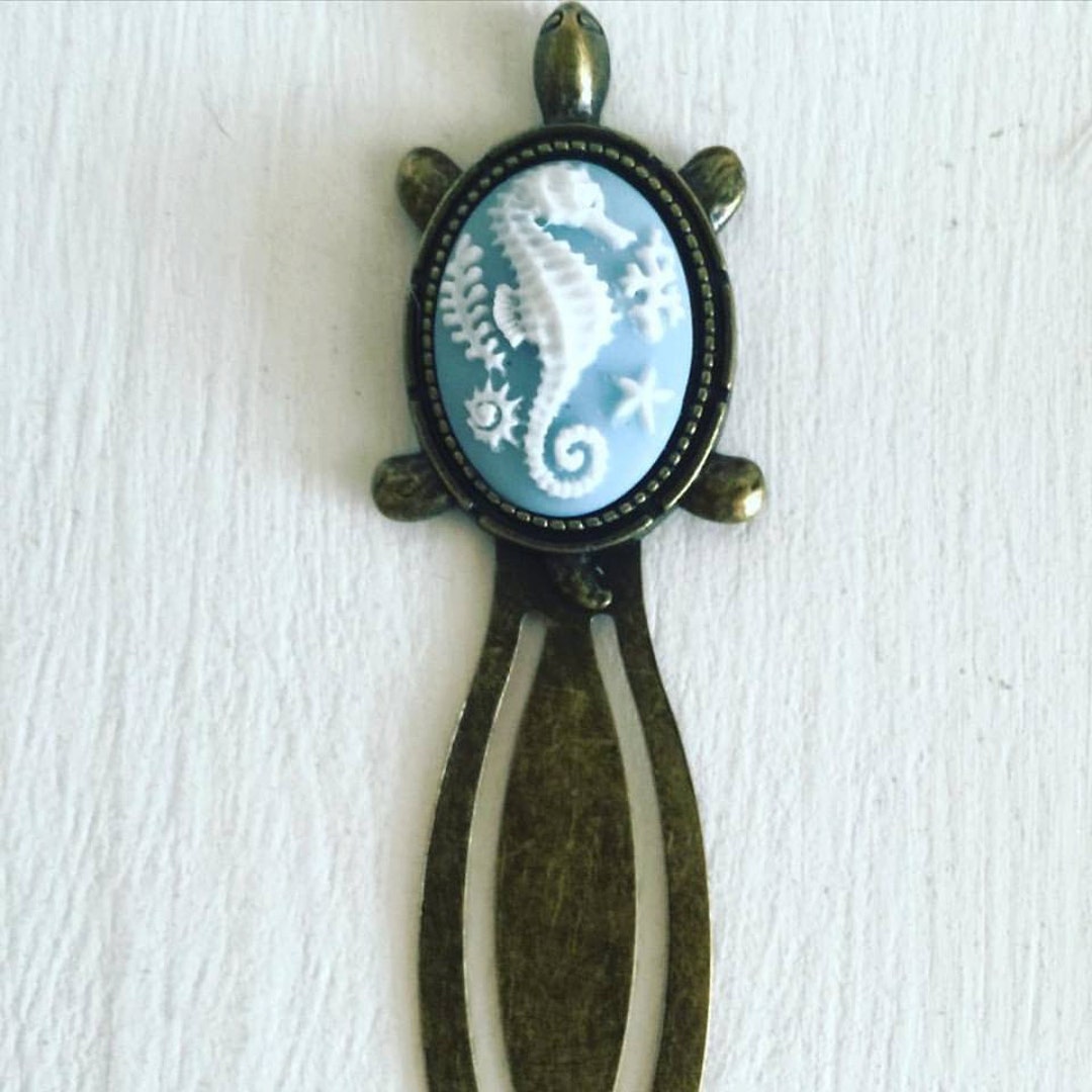 Seahorse Bookmark Nautical Beach Book Marker Literary Gift - Etsy