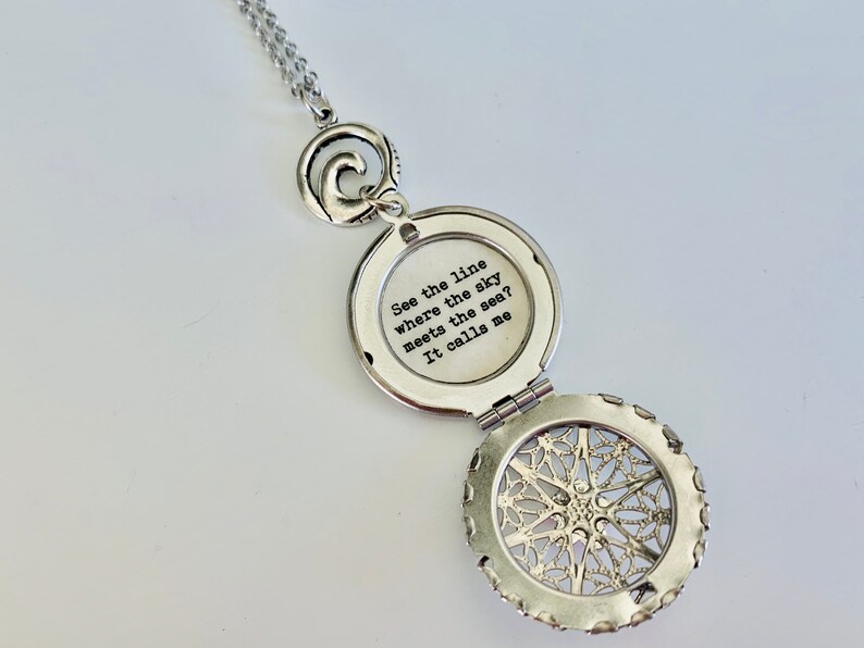 Moana Locket Necklace quote locket Moana Jewelry | Etsy
