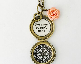Dad Daughter Locket | Etsy