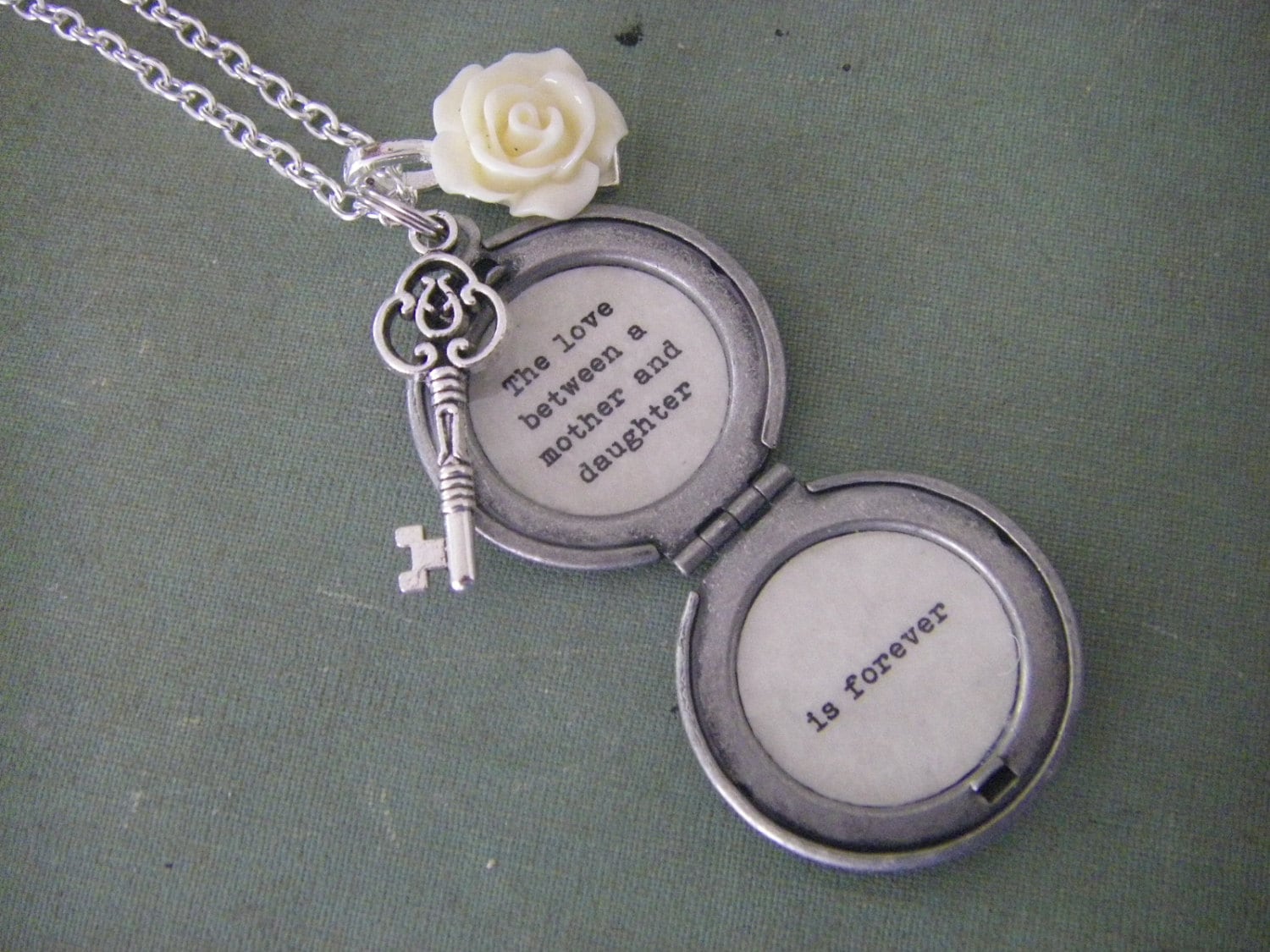 Mother Daughter Locket Gift for Mom Mother of Bride the - Etsy