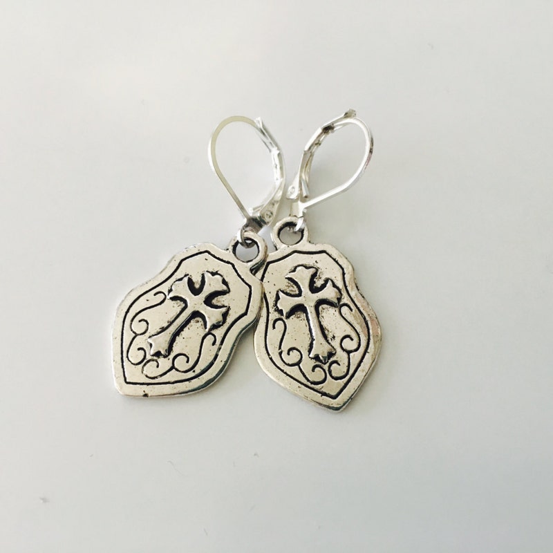 Shield Earrings - Etsy